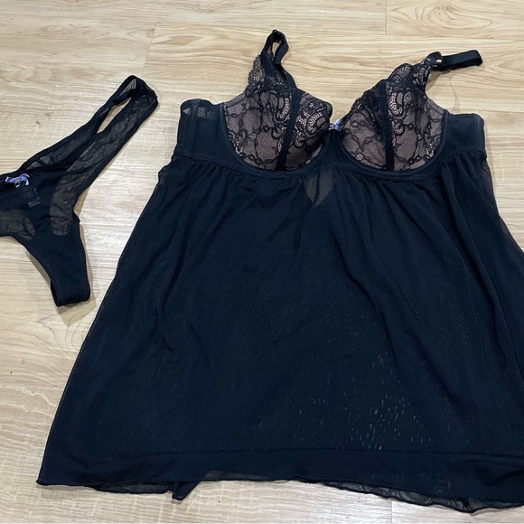 Adore Me | Intimates & Sleepwear | Adore Me Black Lingerie Size 4c ...